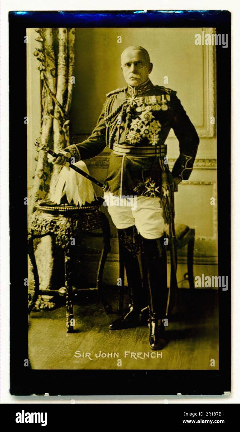 Sir John French - Vintage Cigarette Card Stock Photo - Alamy