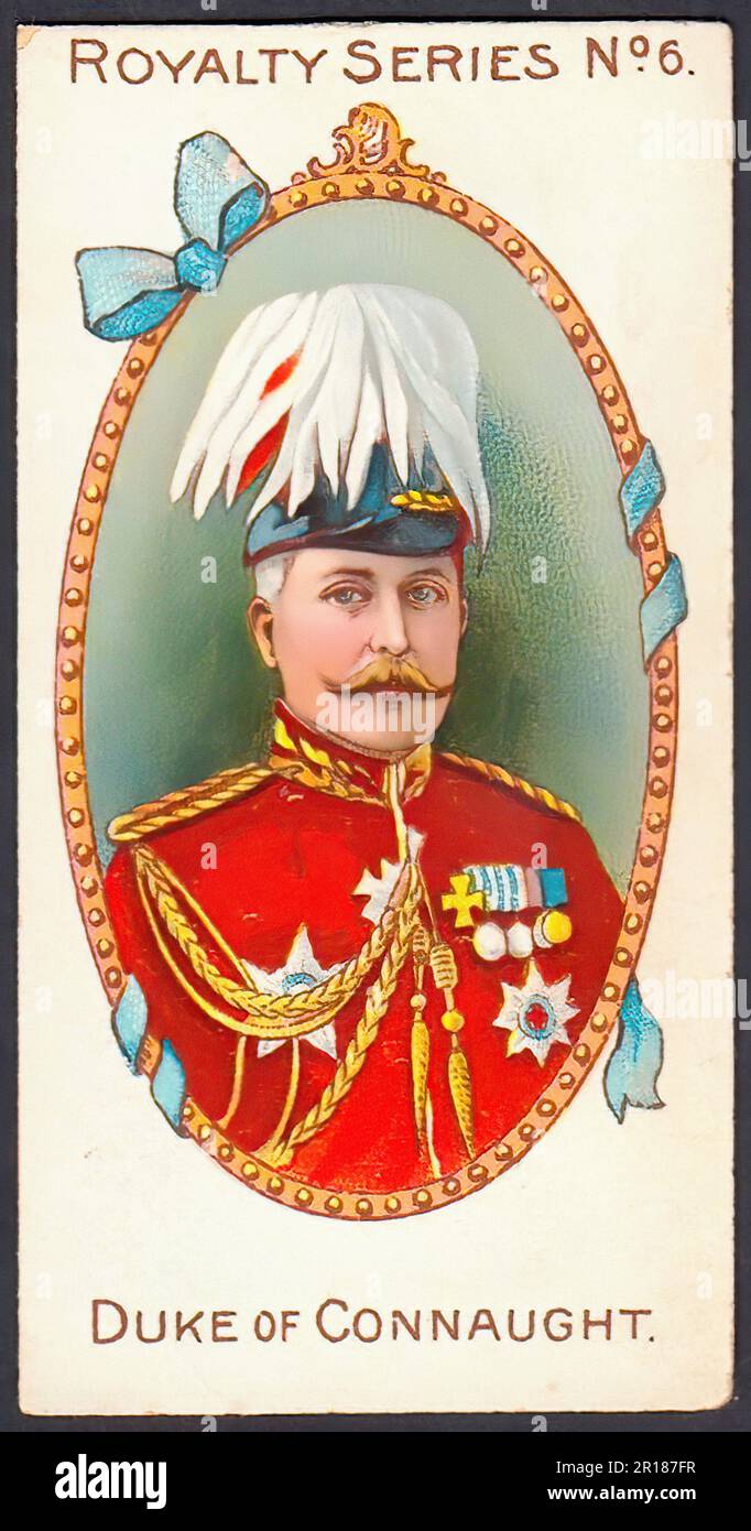 The Duke of Connaught - Vintage Cigarette Card Stock Photo - Alamy