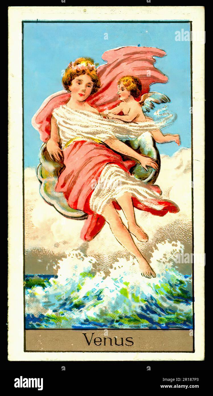 Venus - Vintage Cigarette Card Stock Photo - Alamy
