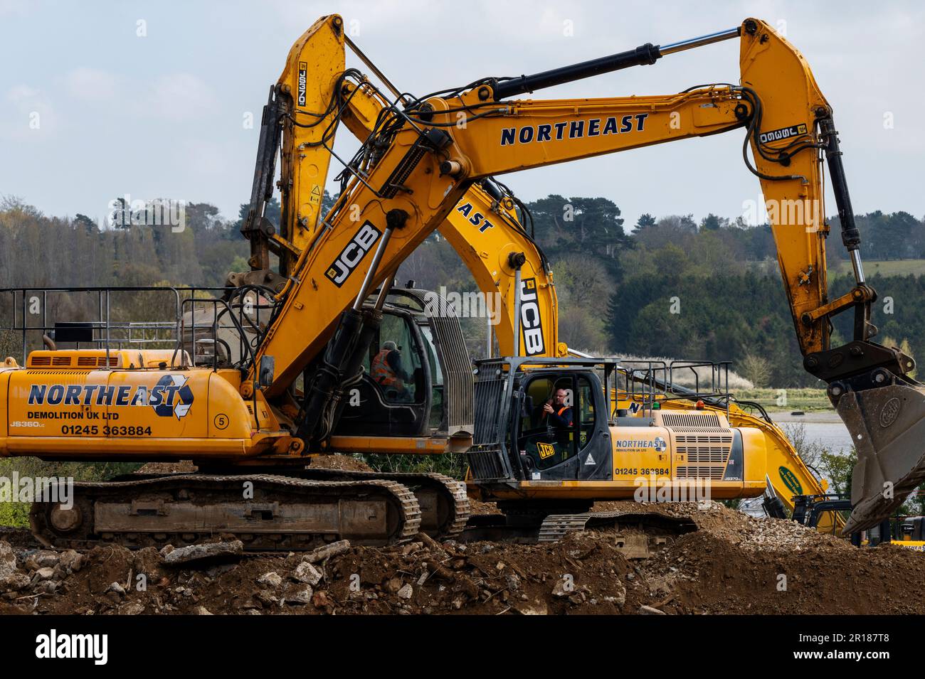 Northeast demolition UK ltd Stock Photo - Alamy
