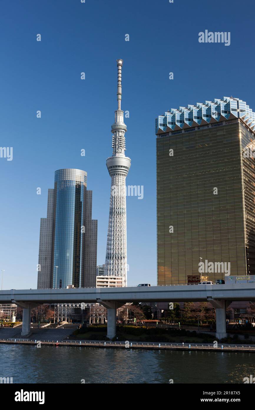 River Pia Azuma bridge and Tokyo sky tree Stock Photo - Alamy
