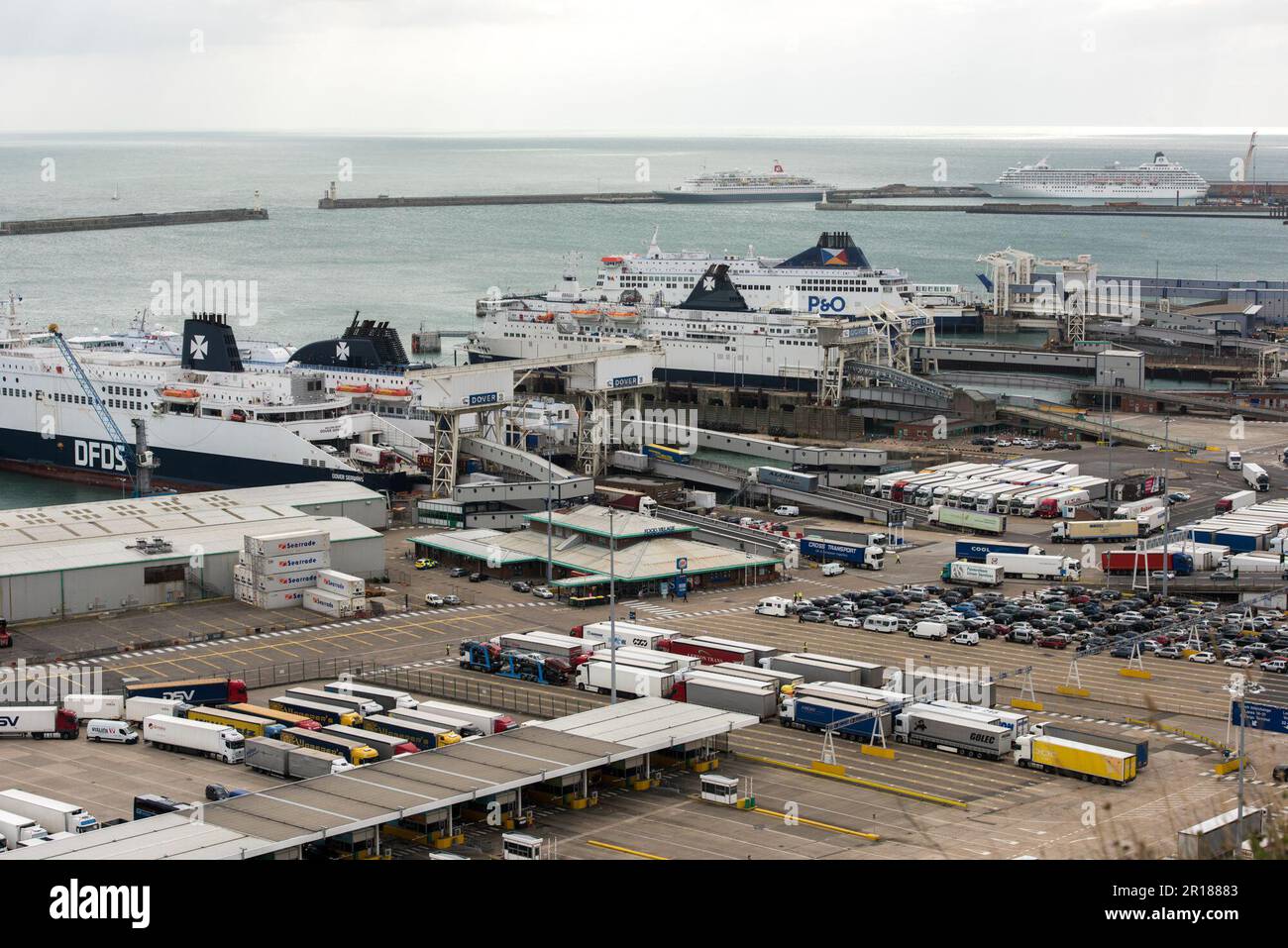 The Port of Dover, England Stock Photo - Alamy