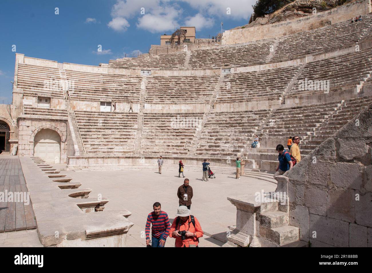 The Roman Theatre, Amman, Jordan Stock Photo - Alamy