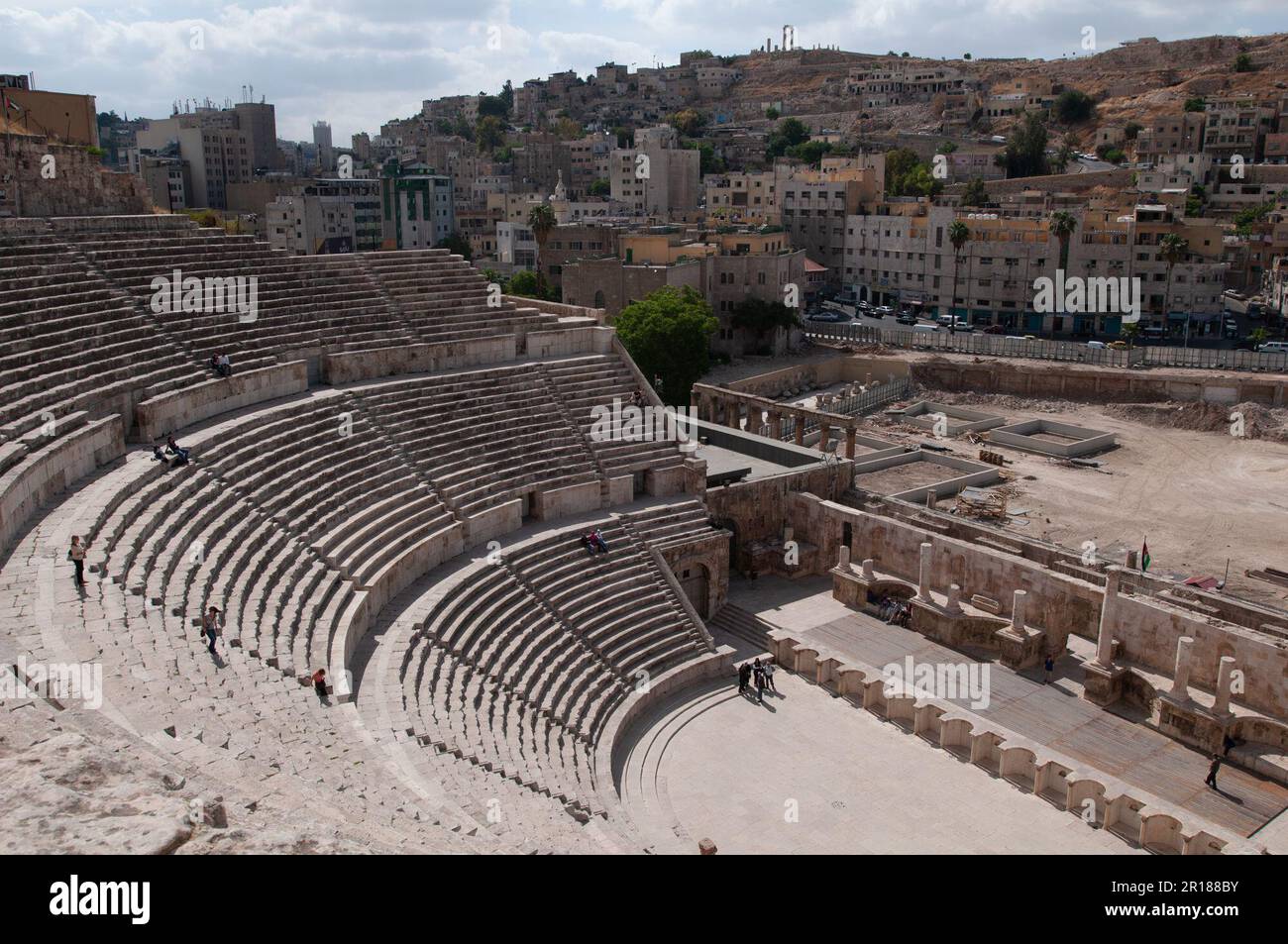 The Roman Theatre, Amman, Jordan Stock Photo - Alamy