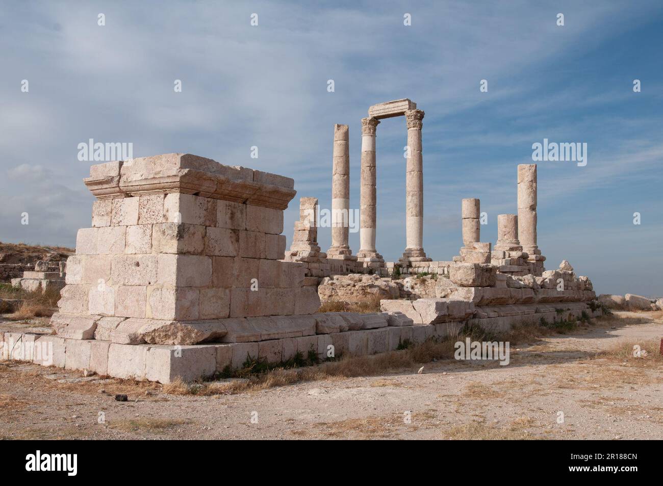The Citadel, Amman, Jordan Stock Photo - Alamy