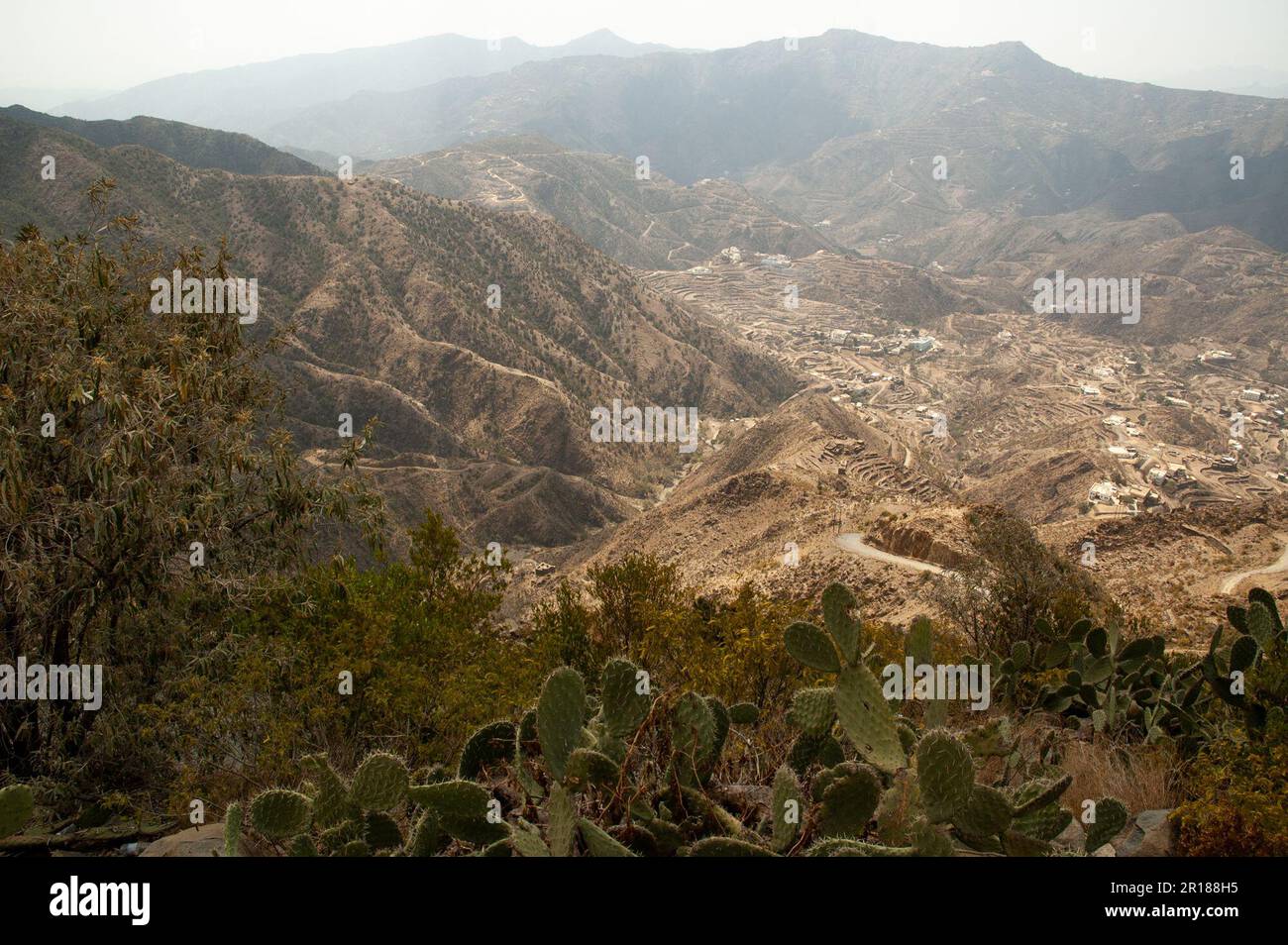 Asir Mountain range in South West Saudi Arabia Stock Photo - Alamy