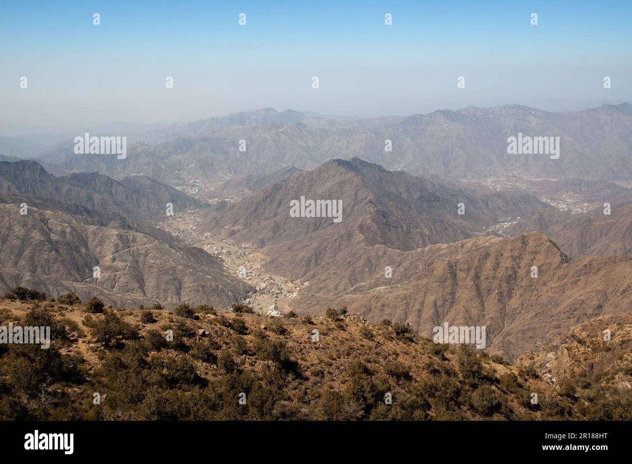 Asir Mountain range in South West Saudi Arabia Stock Photo - Alamy