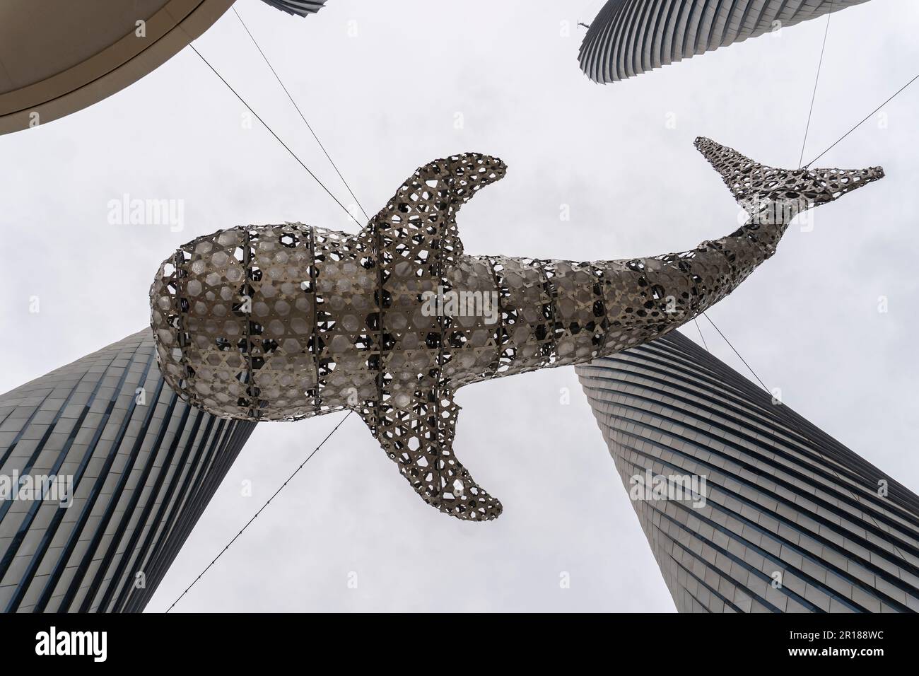 Al Nehem Whale Shark Installation is a tourist attraction in Lusail ...