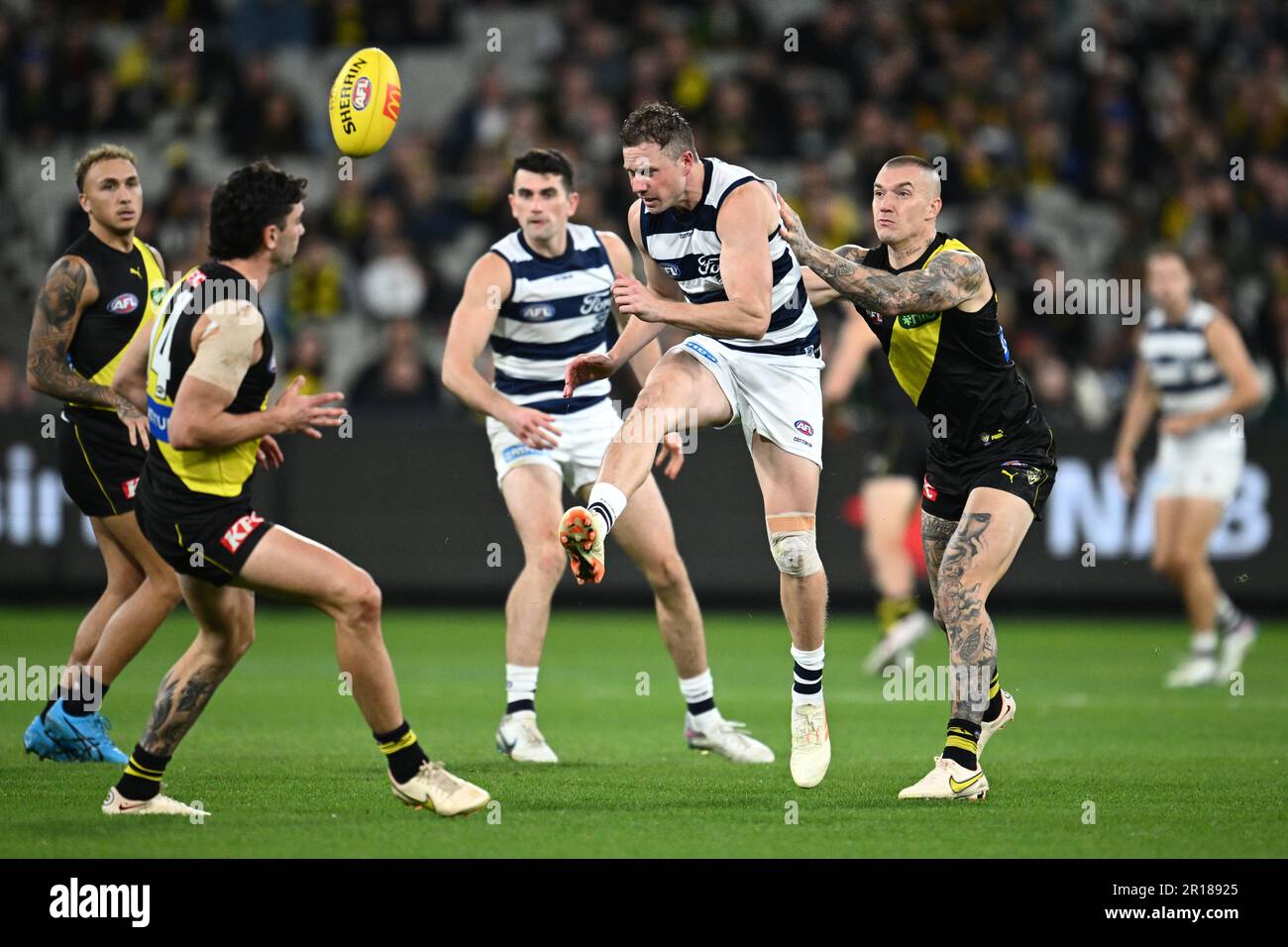 Mitch Duncan of Geelong during the AFL Round 9 match between the ...