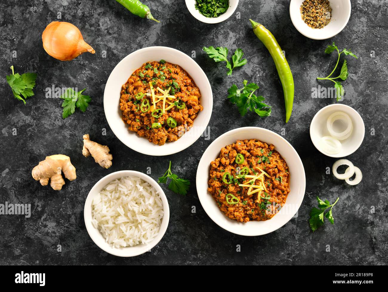 Keema with ground lamb hi-res stock photography and images - Alamy