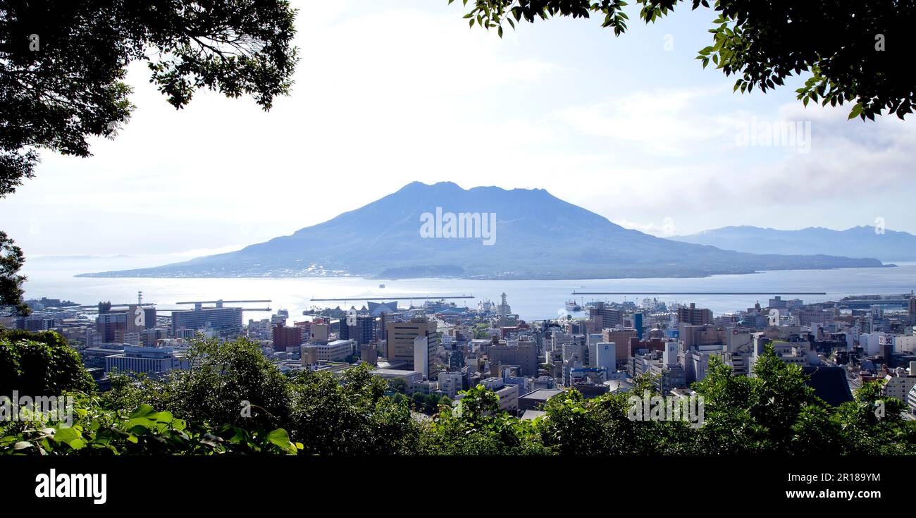 Sakura Island seen from Shiroyama Park Stock Photo - Alamy