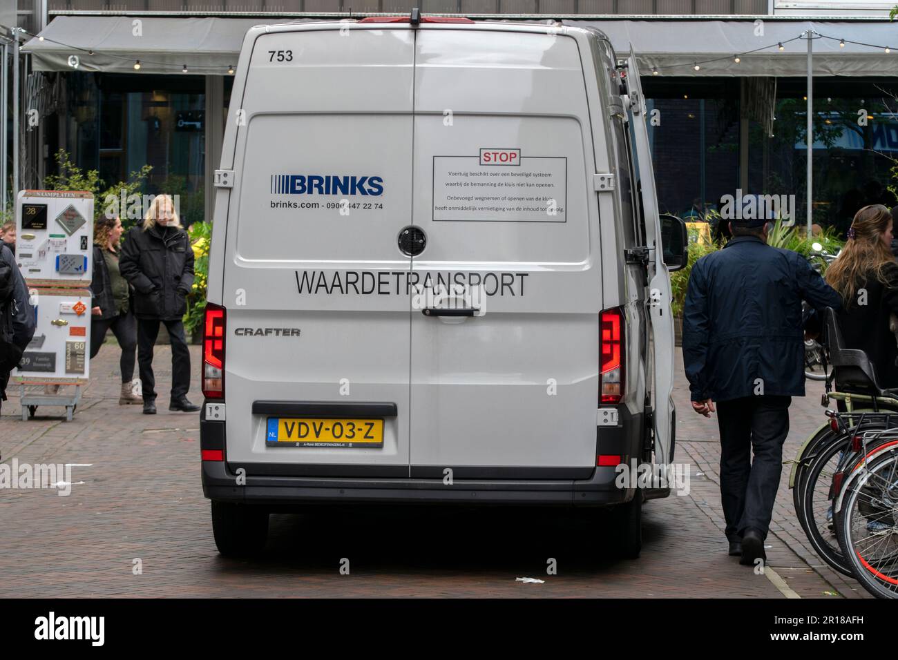 Brinks Waardetransport Company Car At Amsterdam The Netherlands 10-5 ...