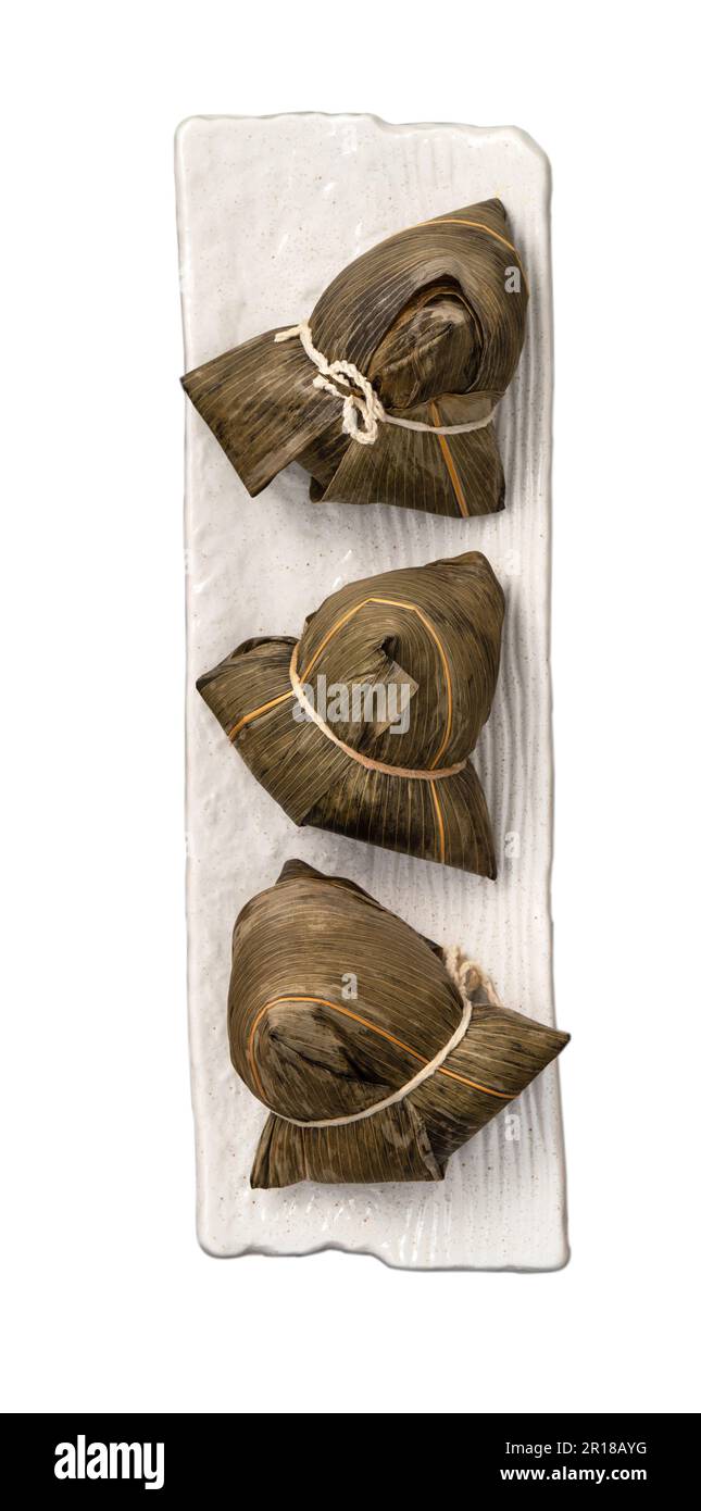 Zongzi, rice dumpling - Design concept of famous food in duanwu dragon ...