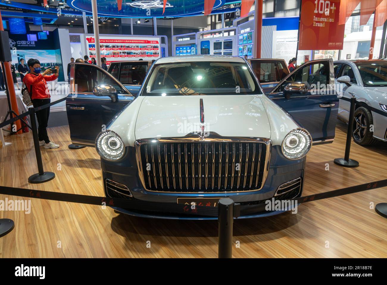 SHANGHAI, CHINA - MAY 12, 2023 - Faw HONGQI premium model L5 is ...