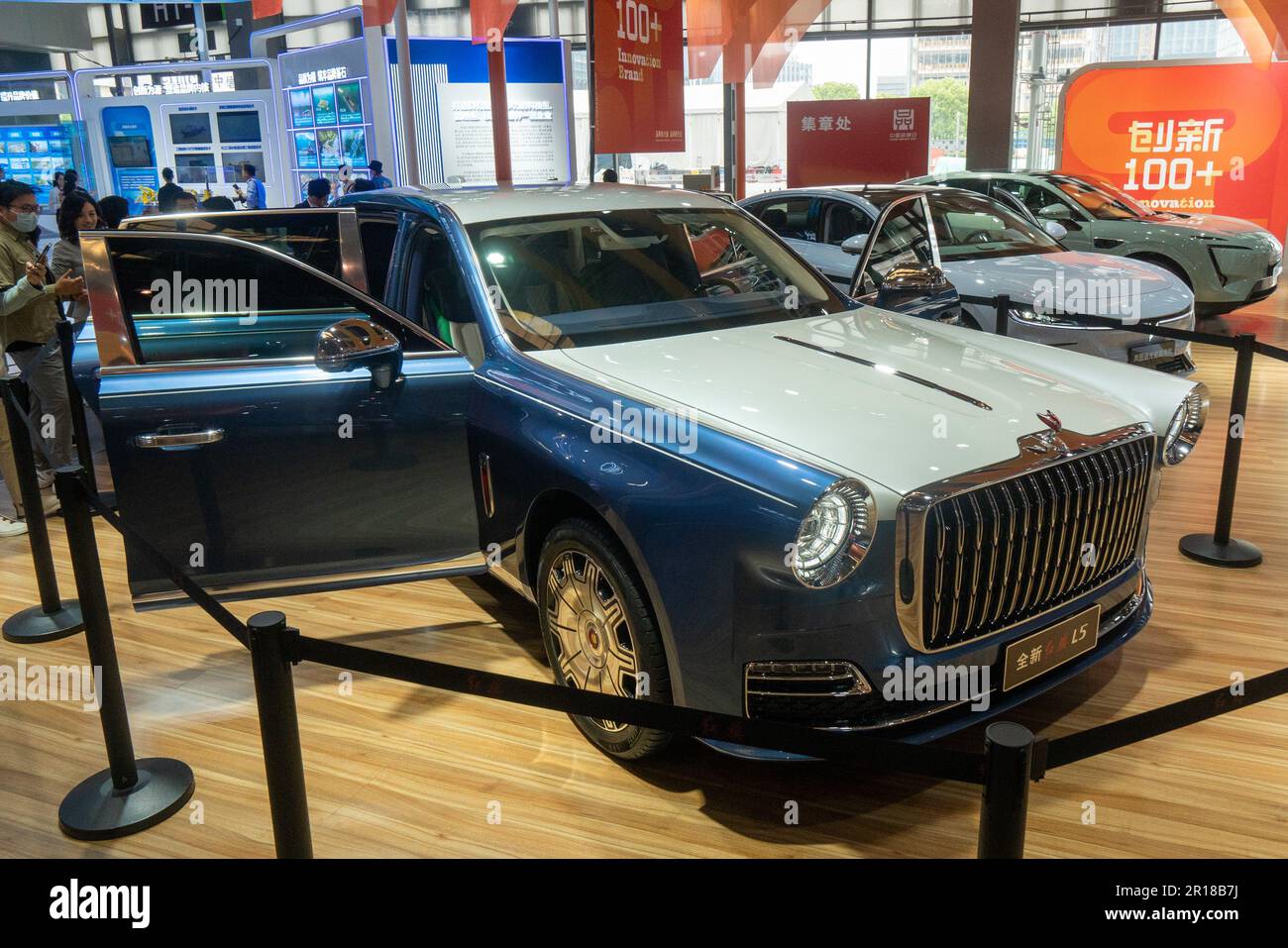 SHANGHAI, CHINA - MAY 12, 2023 - Faw HONGQI premium model L5 is ...