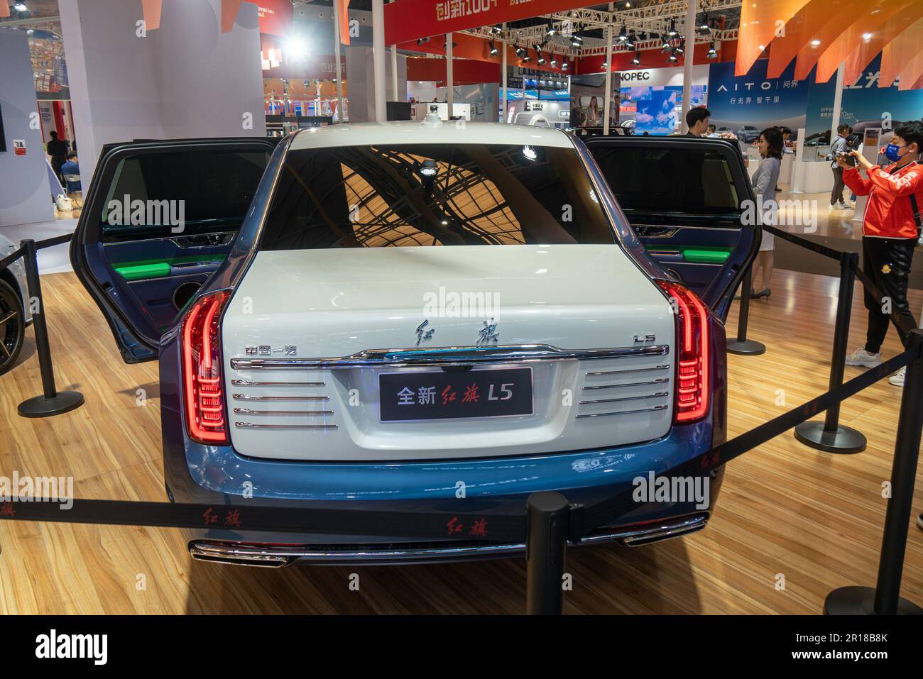SHANGHAI, CHINA - MAY 12, 2023 - Faw HONGQI premium model L5 is ...