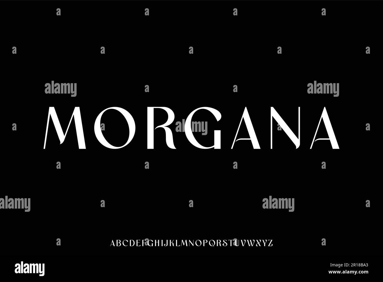 Elegant Decorative Display Font Vector Stock Vector Image And Art Alamy