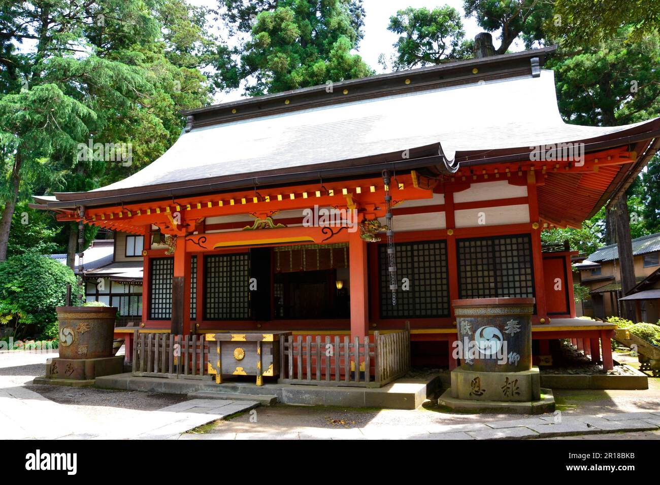 Katori shrine old front shrine Stock Photo - Alamy