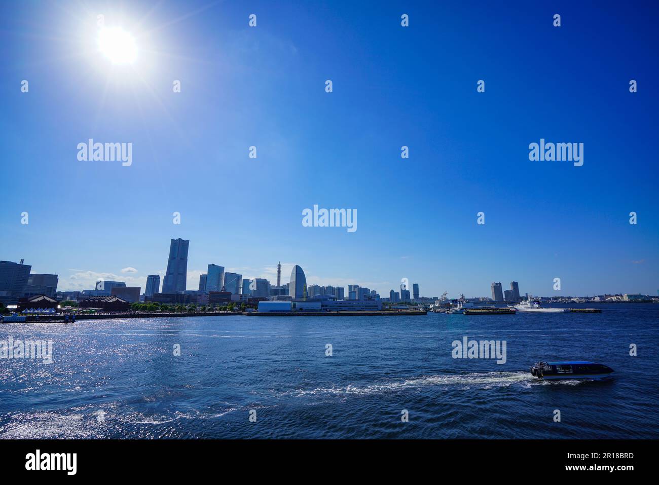 Scenery of the Japanese city Yokohama Stock Photo - Alamy