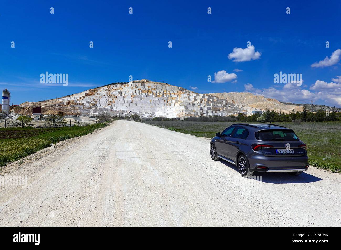 Limestone, marble quarry in Western Turkey, marble, quarry Stock Photo ...