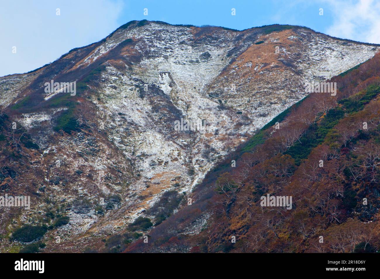 Mount Norikura seen from Tsugaike Nature Park Stock Photo - Alamy