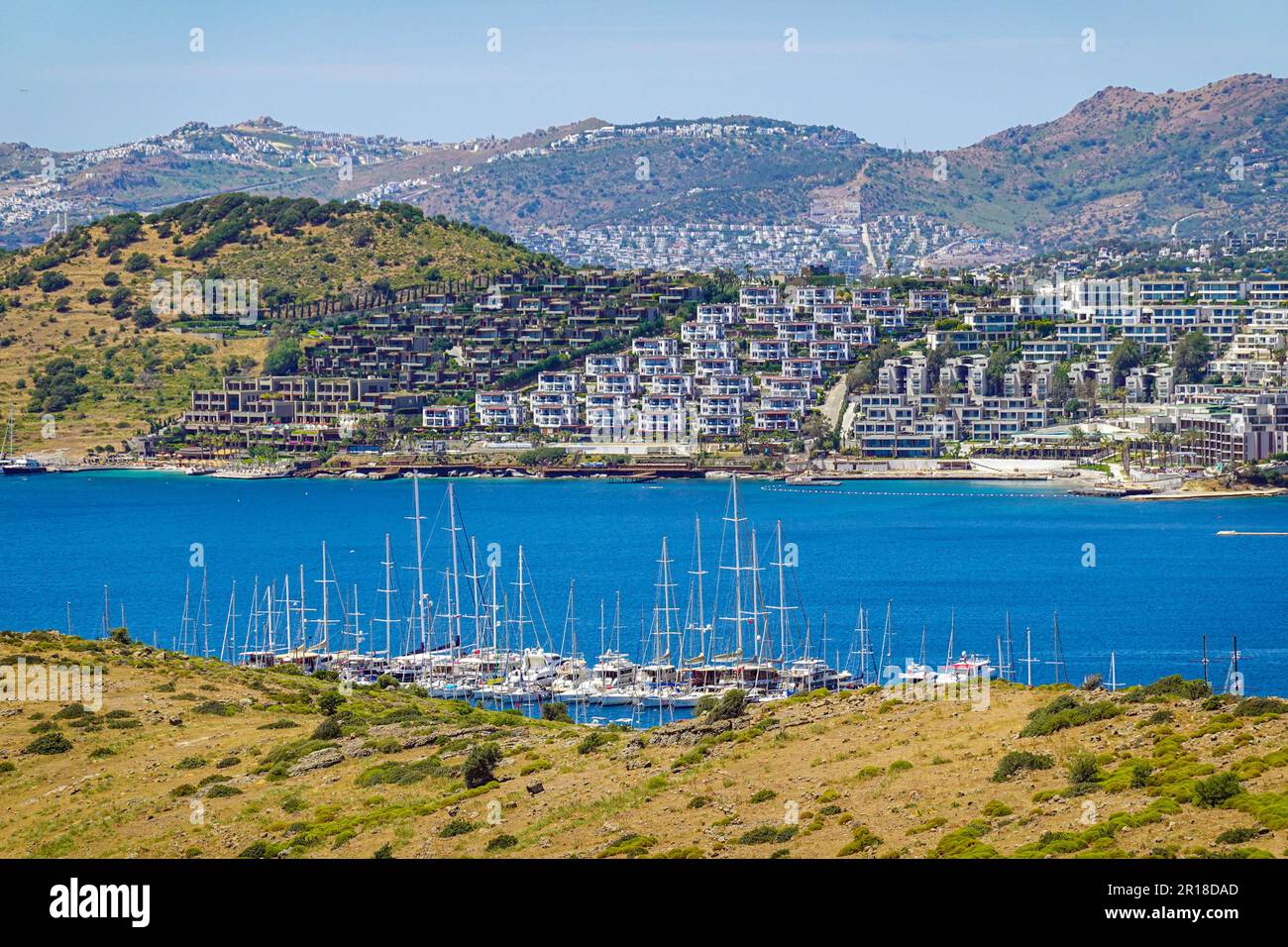 Sunny weather at Bodrum, holiday destination, Turkey, Aegean Sea Stock ...