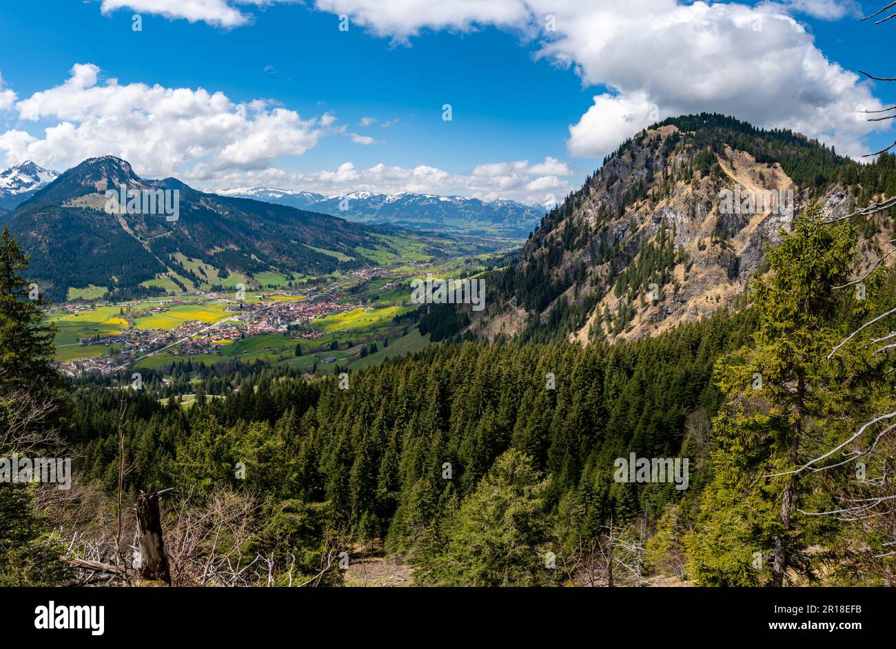 Beautiful spring mountain hike from Oberjoch to the Spieser and the ...