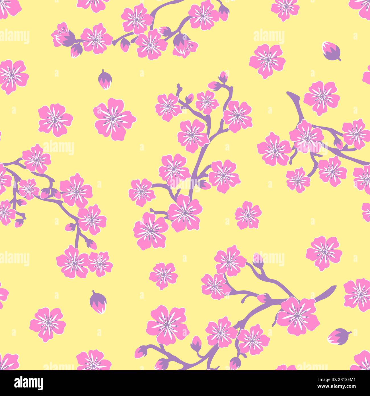 Japanese seasonal image Stock Vector Images - Alamy