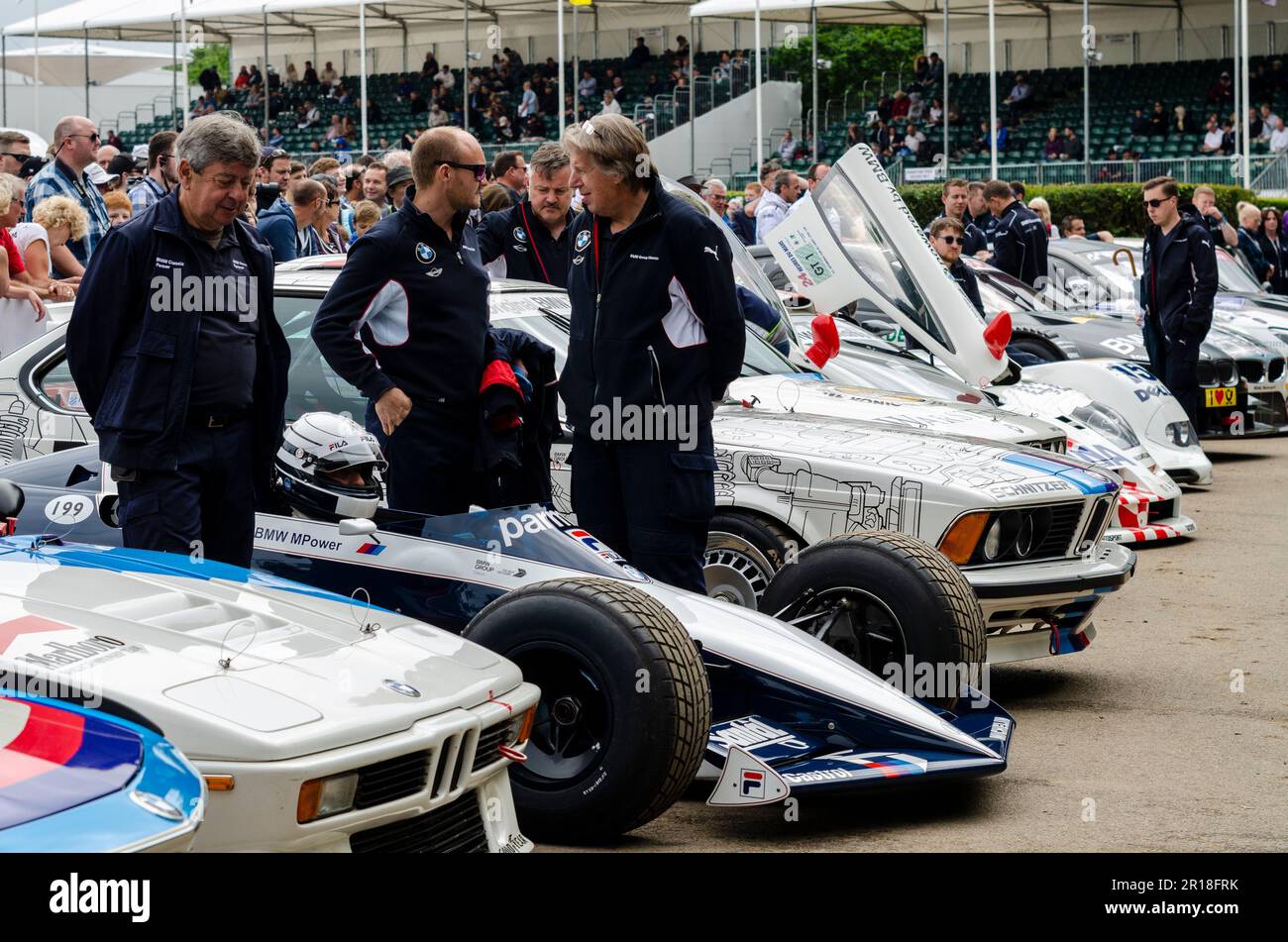 BMW racing cars from various formulae at Goodwood Festival of Speed ...