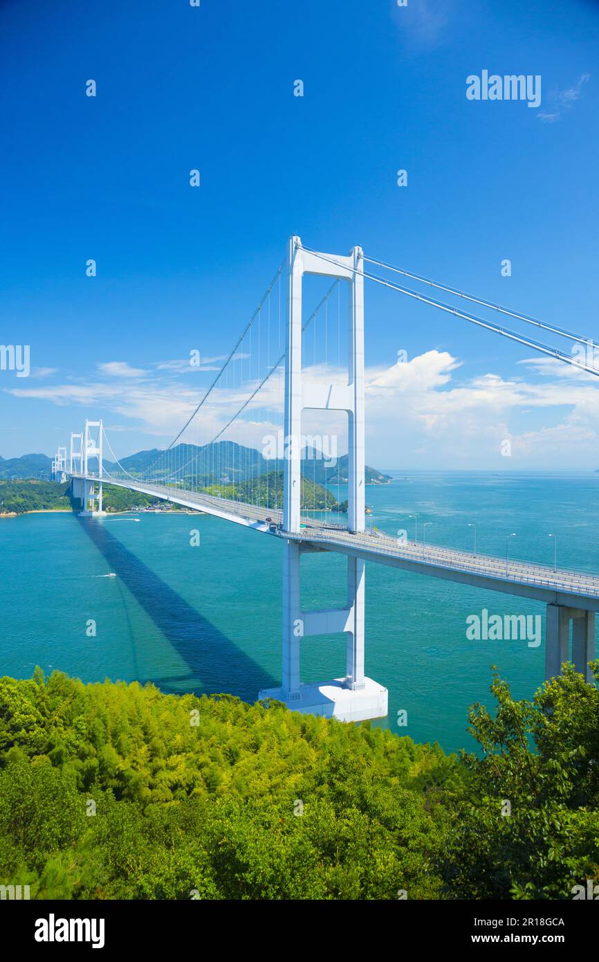 Shimanami Kaido Kurushima Strait Bridge Stock Photo - Alamy