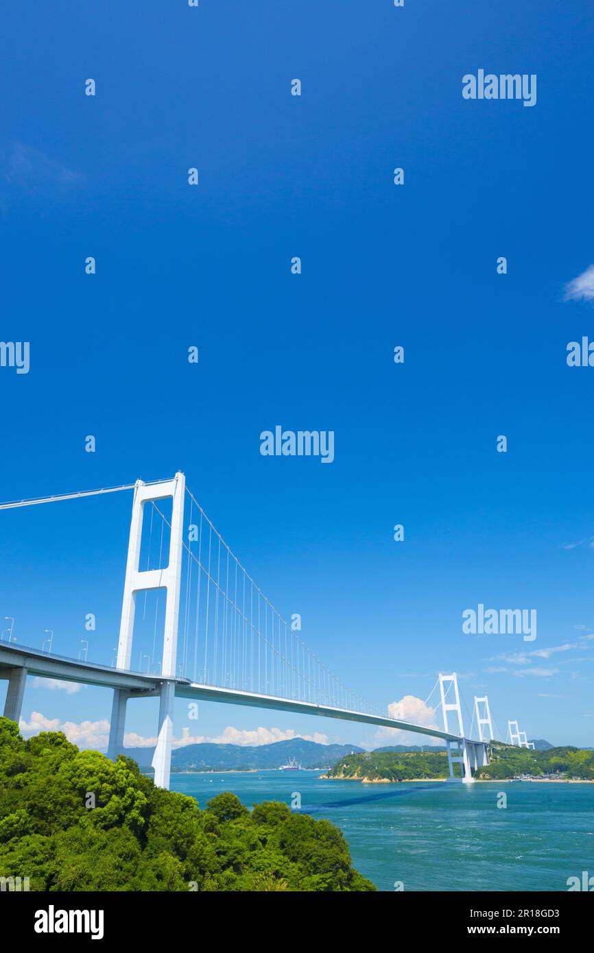 Shimanami Kaido Kurushima Strait Bridge Stock Photo - Alamy