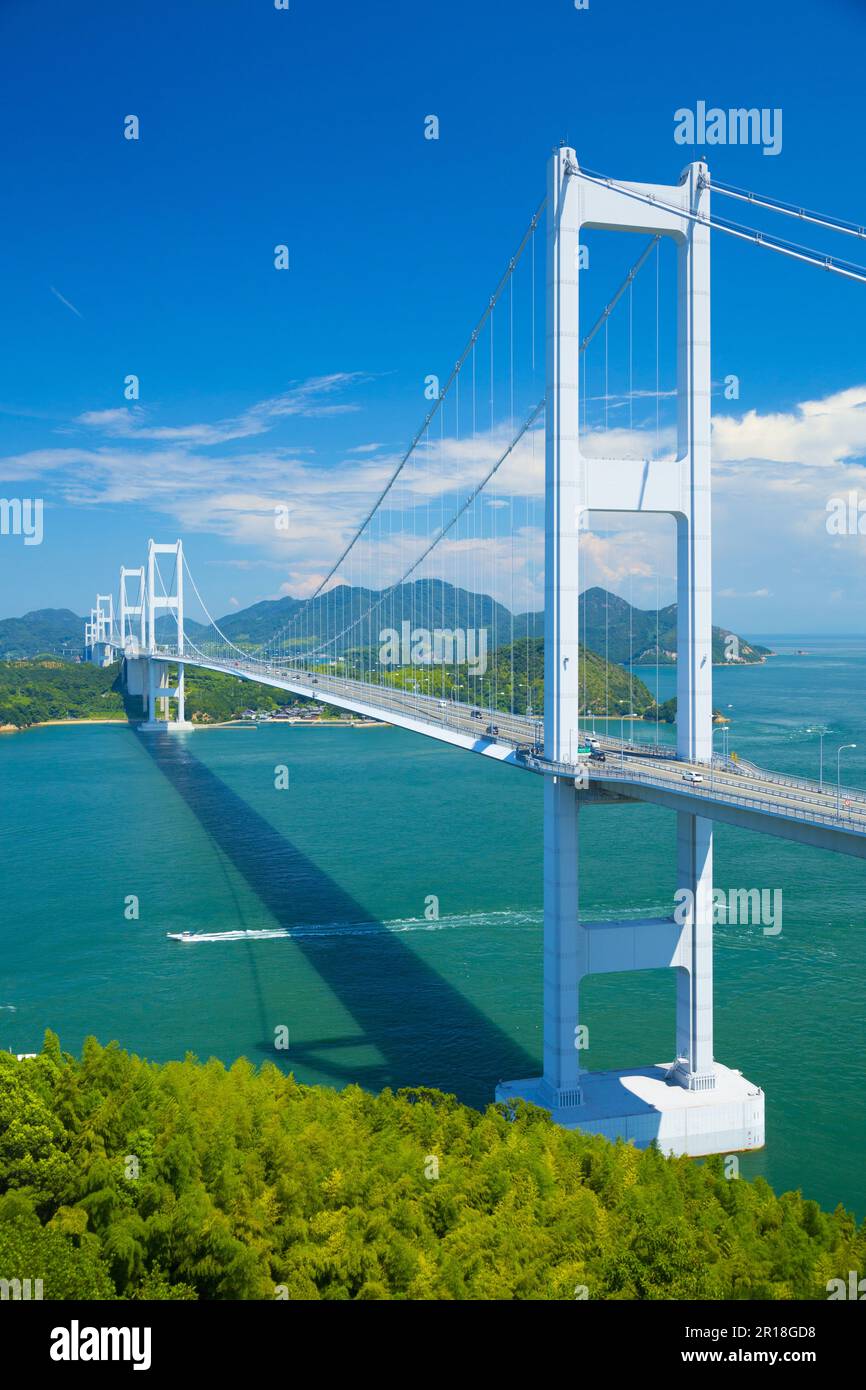 Shimanami Kaido Kurushima Strait Bridge Stock Photo - Alamy