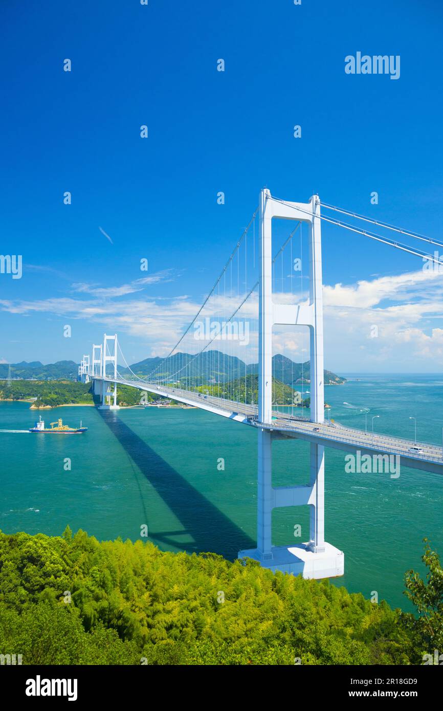 Shimanami Kaido Kurushima Strait Bridge Stock Photo - Alamy