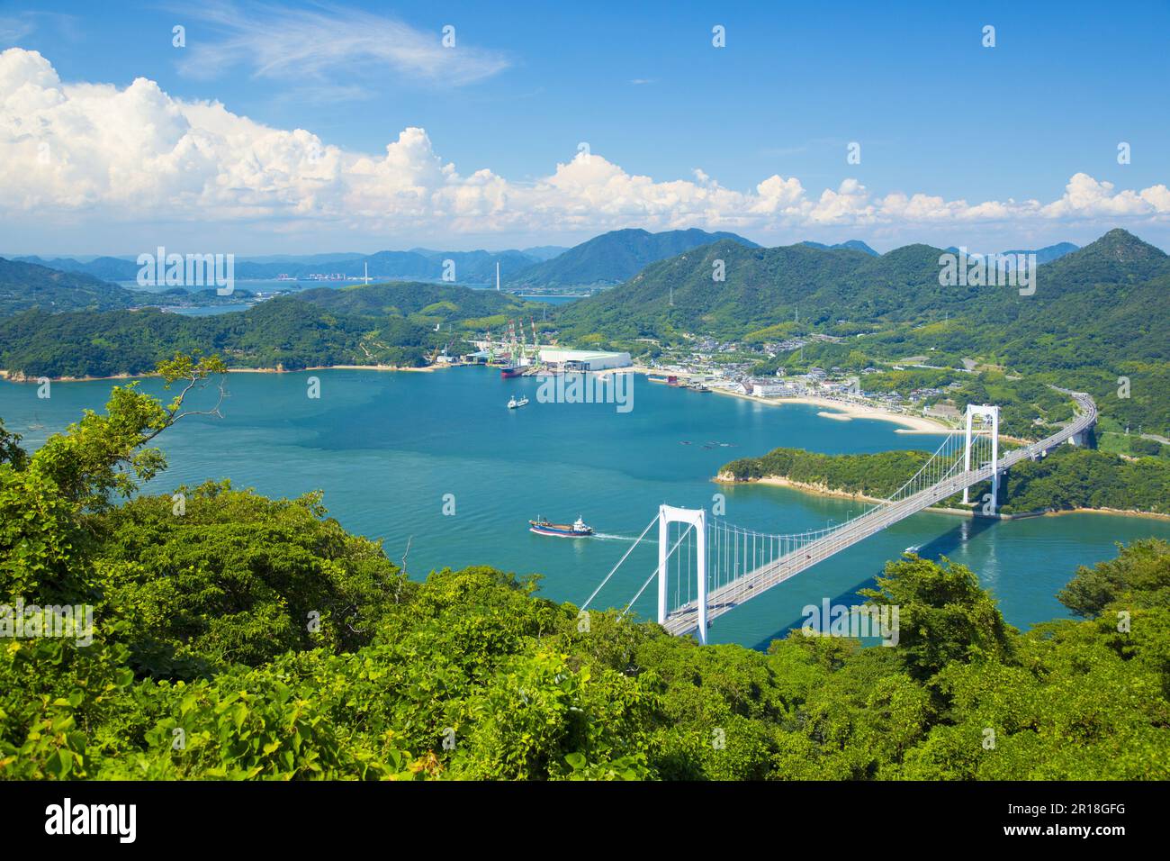 Shimanami Kaido Hakata-Oshima Bridge Stock Photo - Alamy