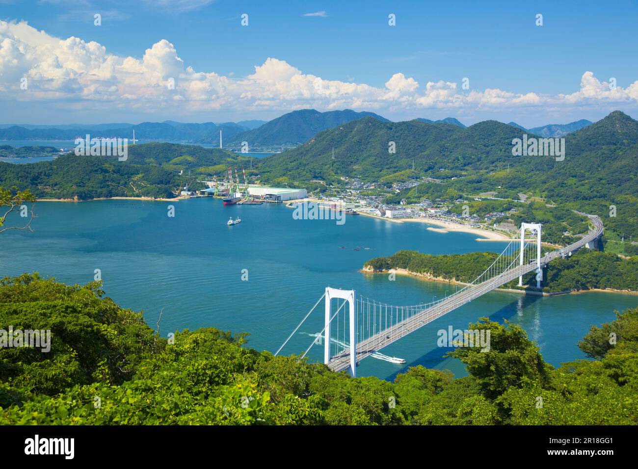 Shimanami Kaido Hakata-Oshima Bridge Stock Photo - Alamy