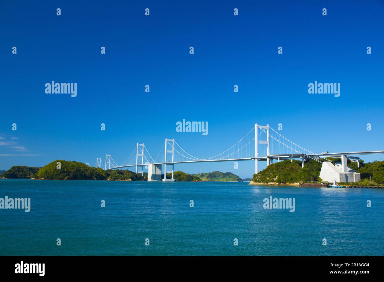 Kurushima Strait Bridge of Shimanami Kaido Stock Photo - Alamy