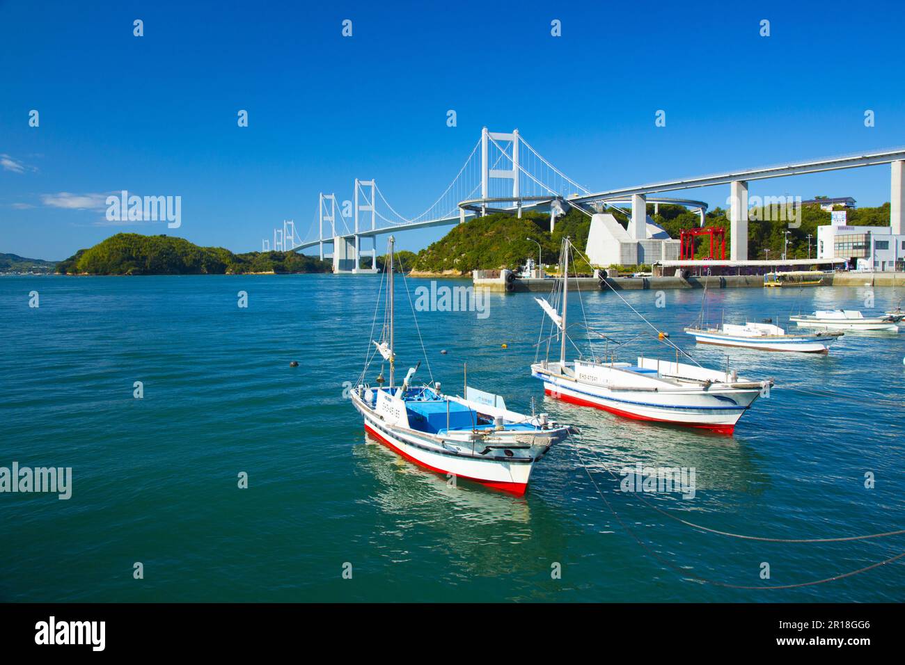 Kurushima Strait Bridge of Shimanami Kaido Stock Photo - Alamy