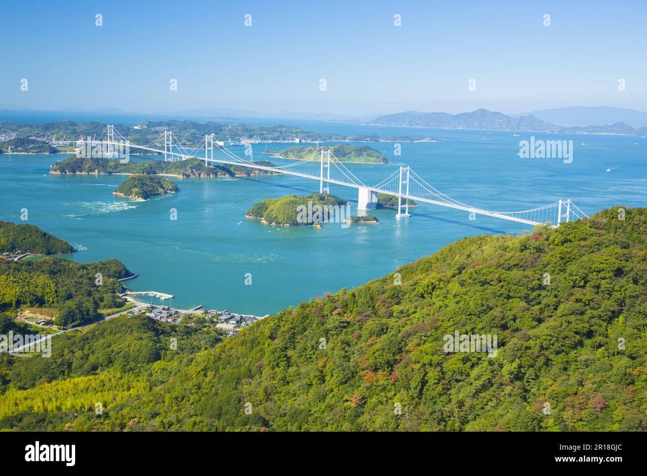 Kurushima Strait Bridge of Shimanami Kaido Stock Photo - Alamy