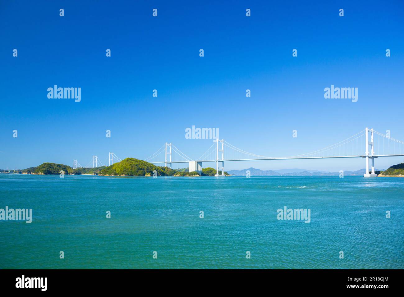 Kurushima Strait Bridge of Shimanami Kaido Stock Photo - Alamy