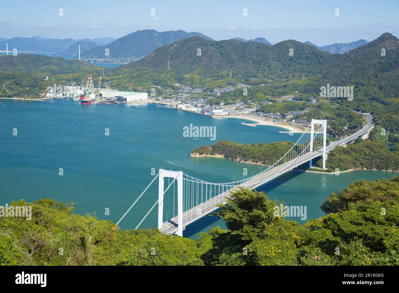 Hakata-Oshima Bridge of Shimanami Kaido Stock Photo - Alamy