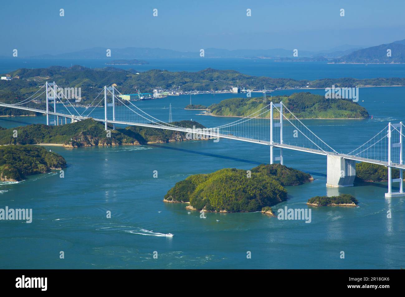 Kurushima Strait Bridge of Shimanami Kaido Stock Photo - Alamy