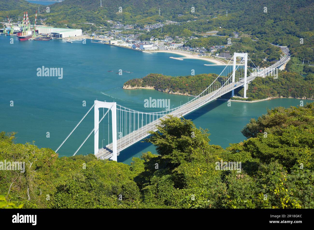 Hakata-Oshima Bridge of Shimanami Kaido Stock Photo - Alamy