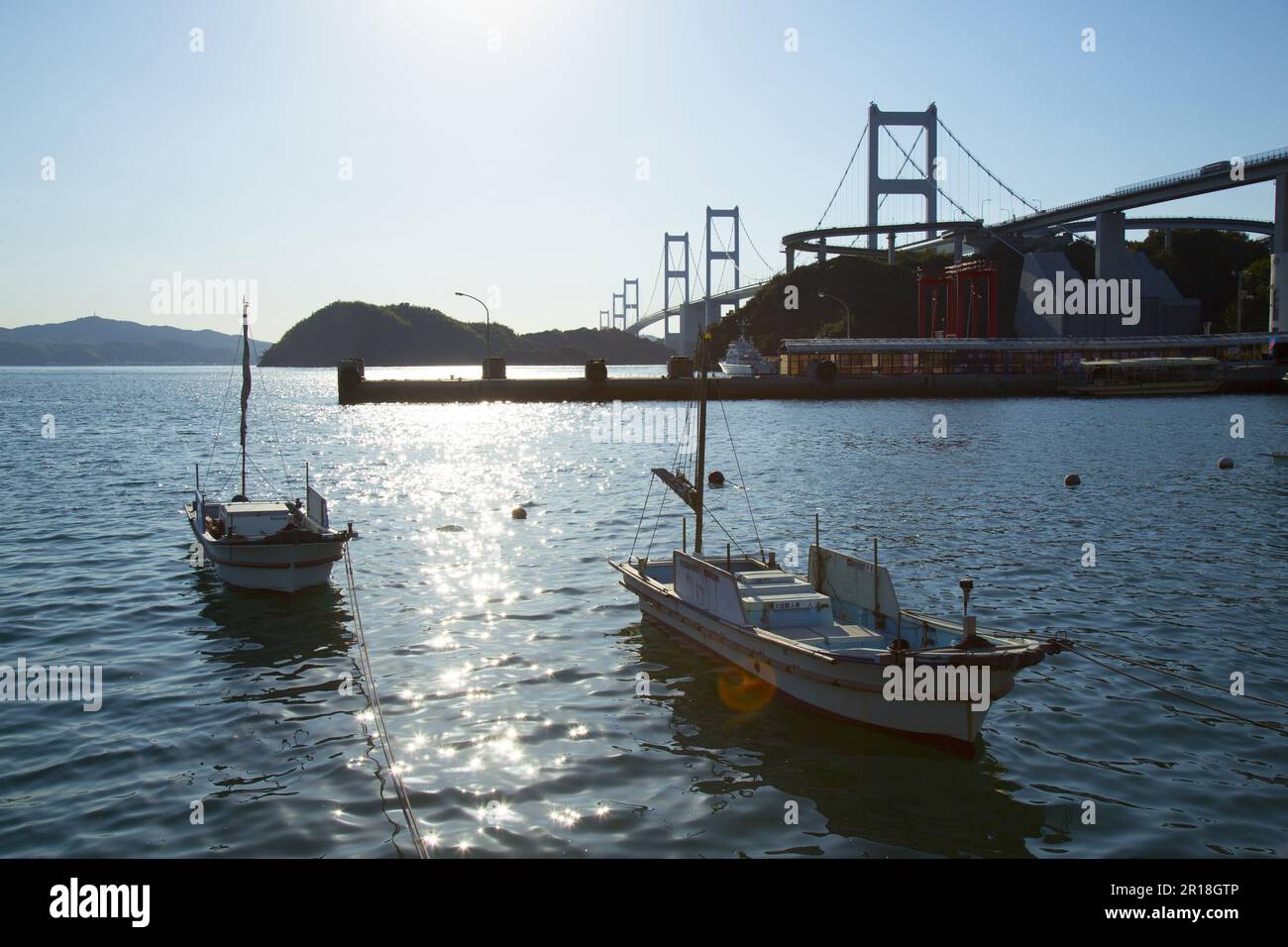 Kurushima Strait Bridge of Shimanami Kaido Stock Photo - Alamy