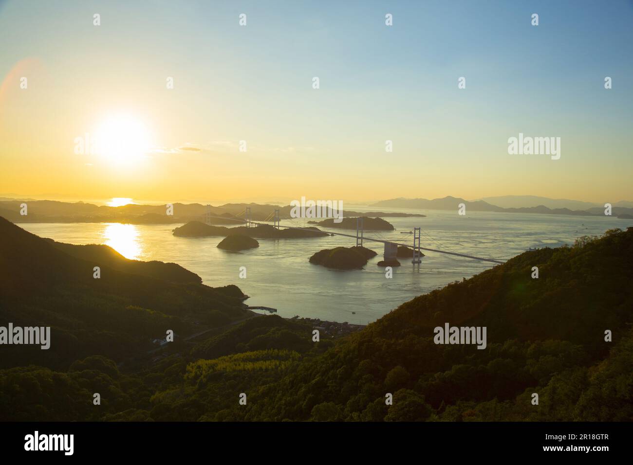 Kurushima Strait Bridge of Shimanami Kaido Stock Photo - Alamy