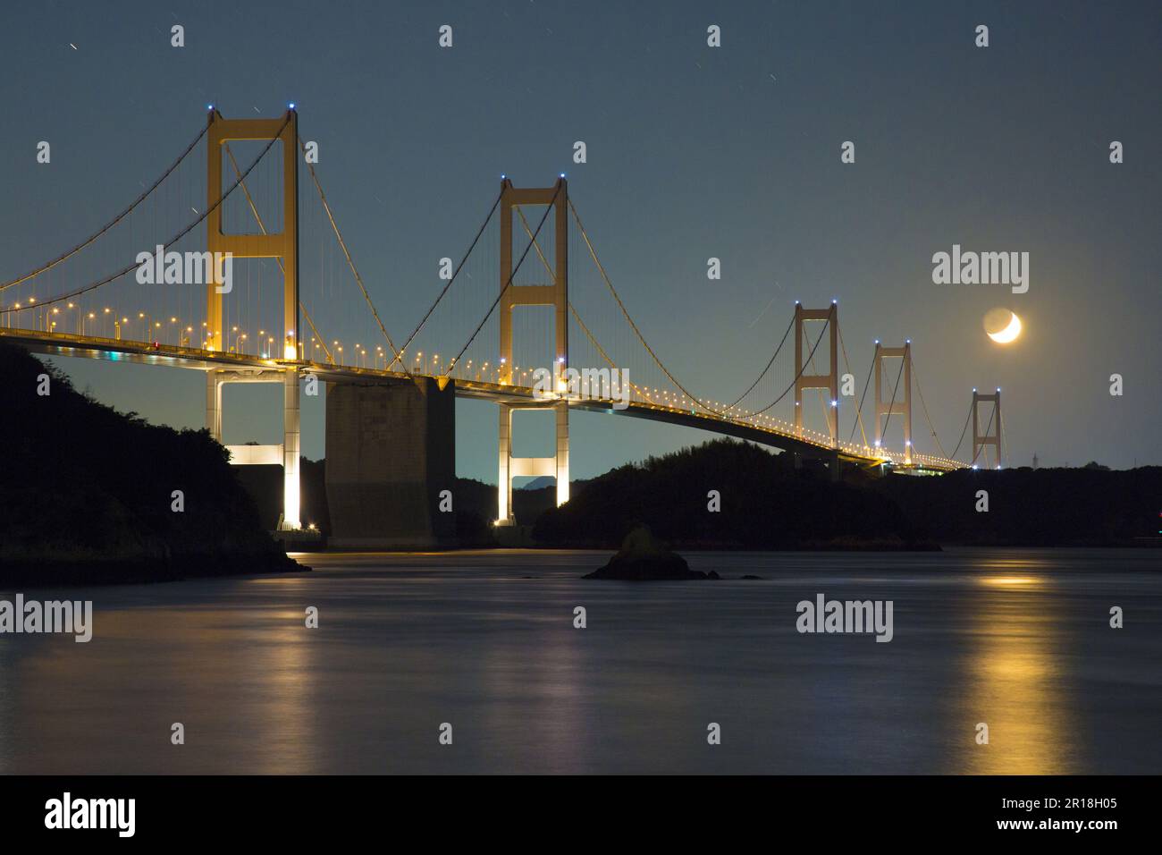 Kurushima Strait Bridge of Shimanami Kaido Stock Photo - Alamy