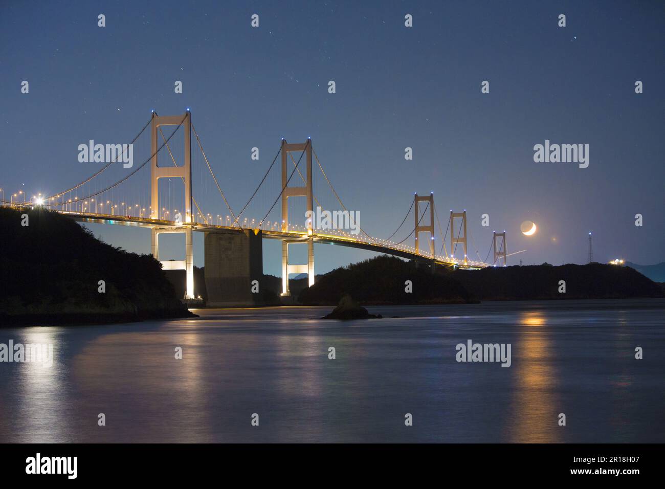 Kurushima Strait Bridge of Shimanami Kaido Stock Photo - Alamy