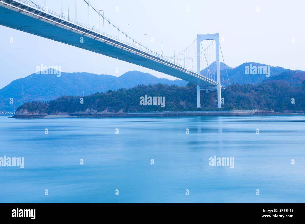Kurushima Strait Bridge of Shimanami Kaido Stock Photo - Alamy