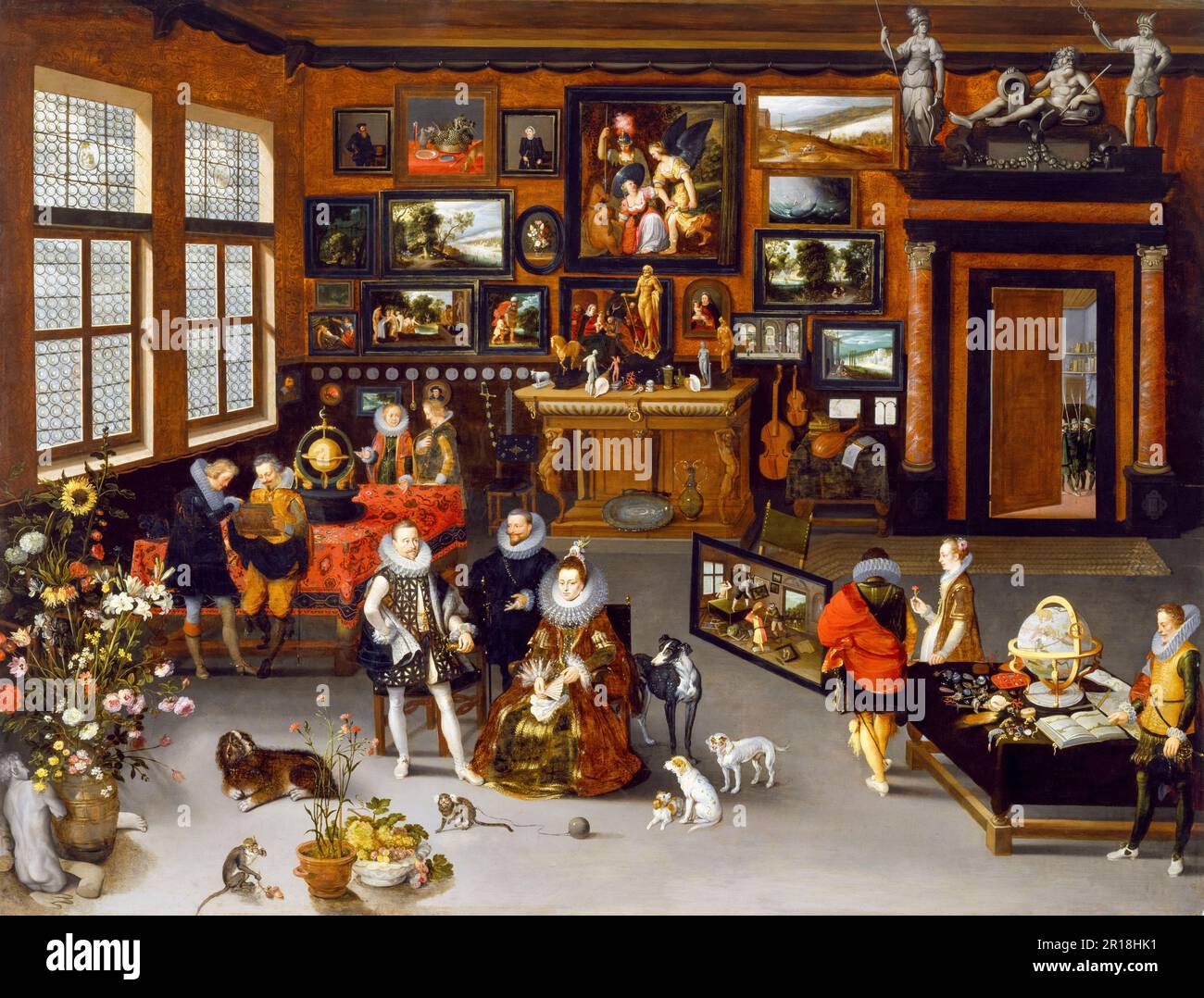 The Archdukes Albert and Isabella Visiting the Collection of Pierre ...