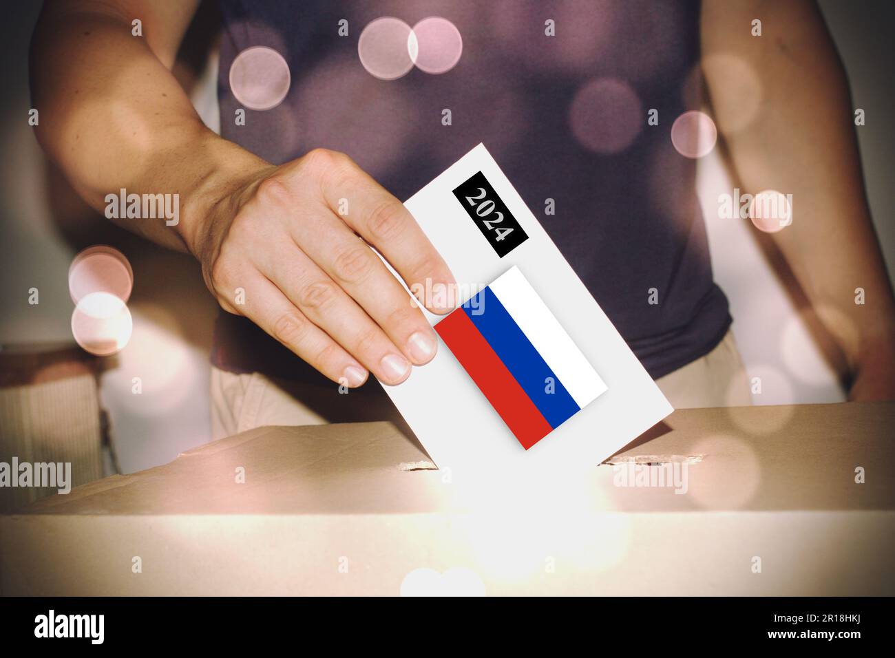 Russian political election vote concept Stock Photo - Alamy