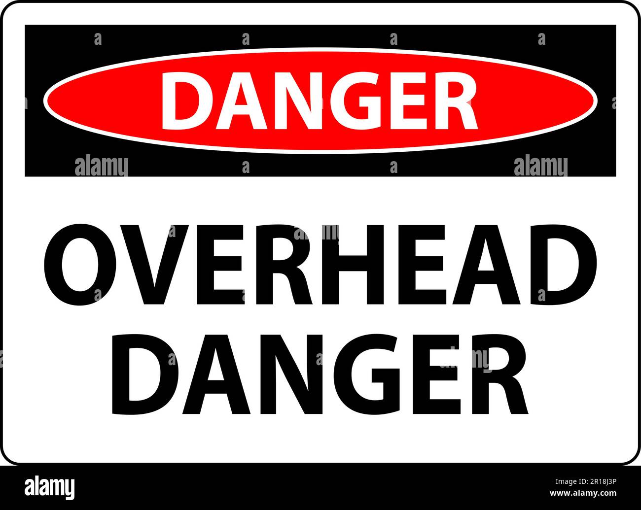 Symbol Danger Sign Overhead Danger Stock Vector Image & Art - Alamy